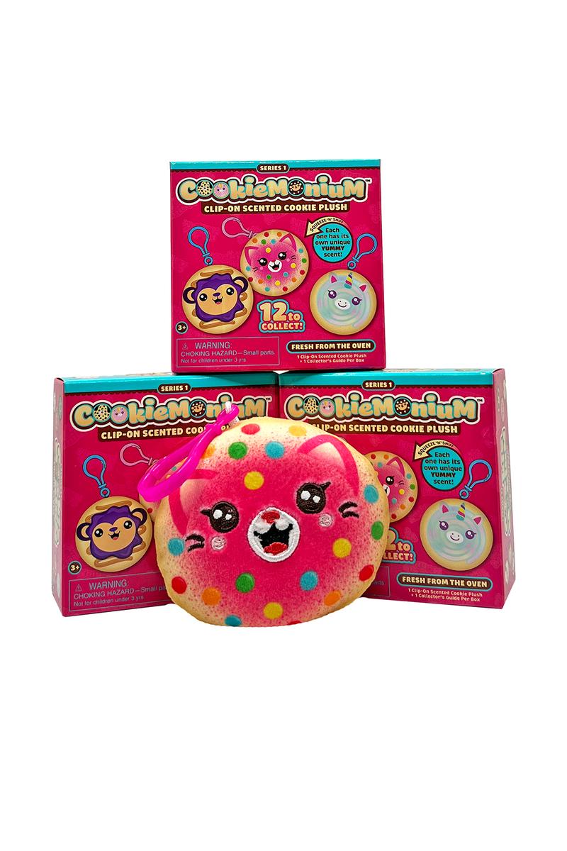 Wholesale Cookiemonium™ Mini Mystery 3 Inch Scented Cookie Clip-On ...
