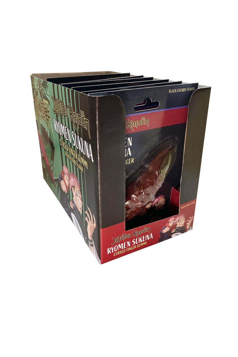 Wholesale Jujutsu Kaisen Sukuna 'Cursed Finger' Black Cherry Gummy | 17643