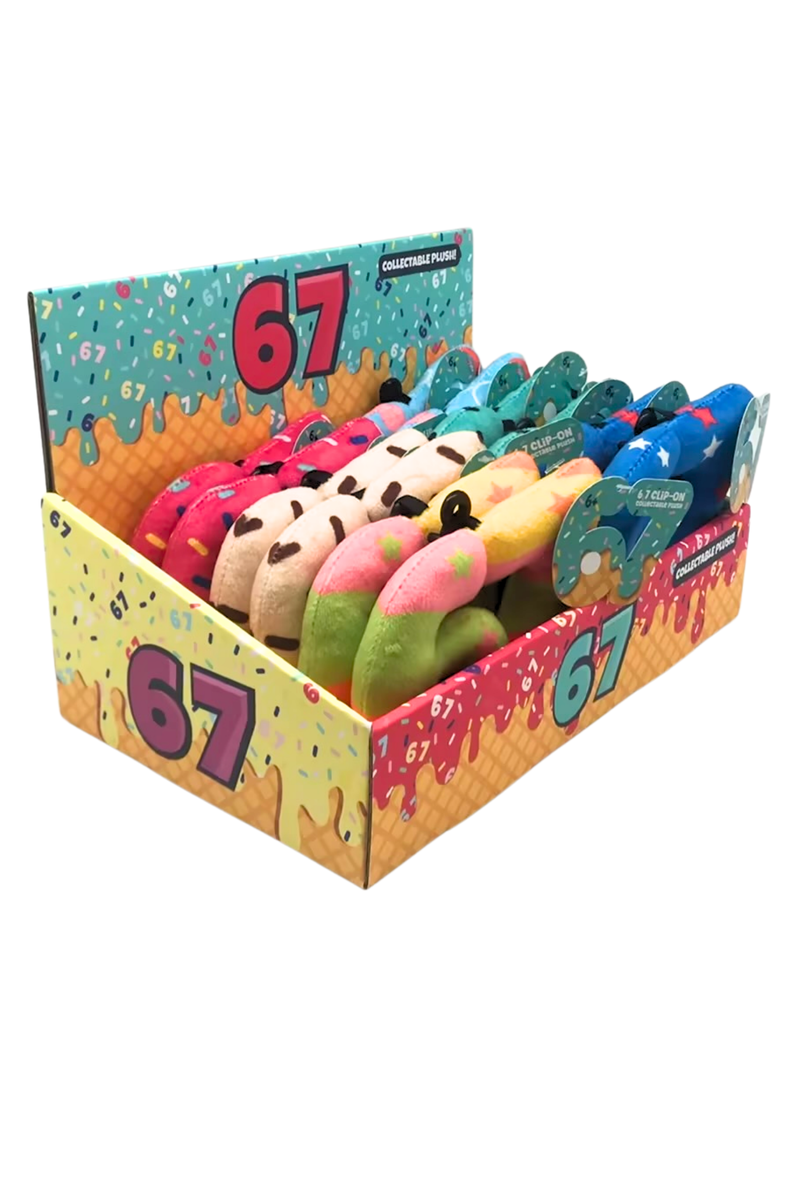 Wholesale 6-7 Clip On Plush Assortment in 12pc Counter Display | 21166-L2P