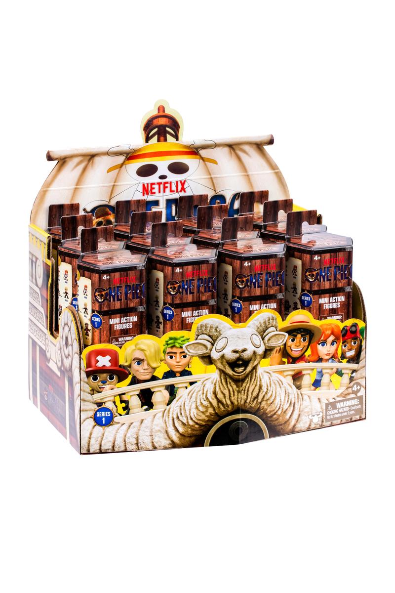 Wholesale One Piece Mini Action Figures in 24pc Counter Display | 63302-48