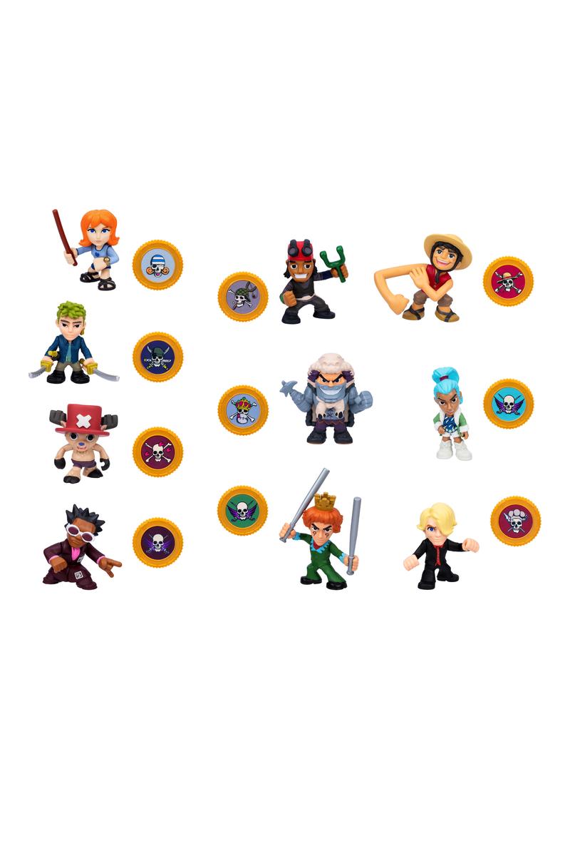 Wholesale One Piece Mini Action Figures in 24pc Counter Display | 63302-48