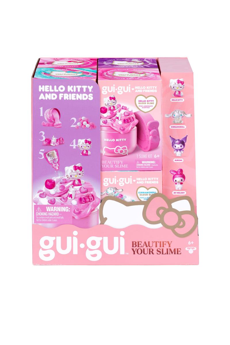 Wholesale Gui Gui Hello Kitty Single Pack in 8pc Counter Display | 90754-16