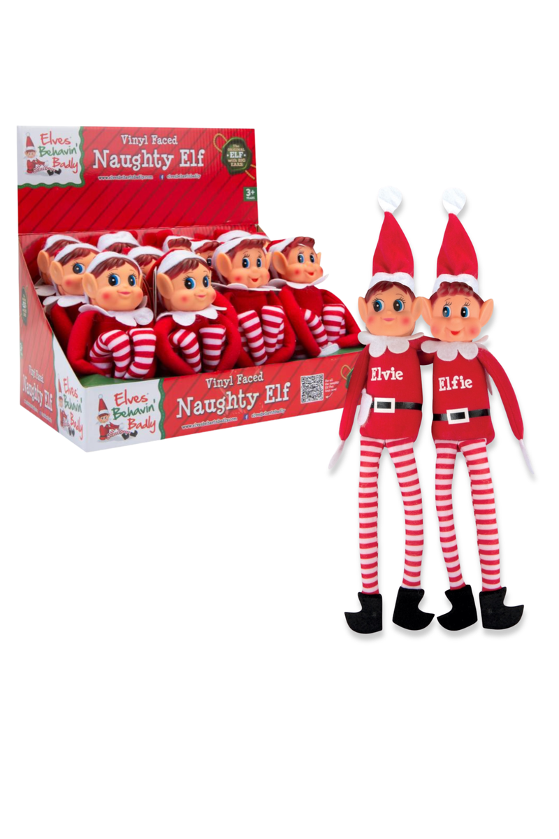 Wholesale Elves Behaving Badly 12 Inch Elfie and Elvie Plush Dolls in ...